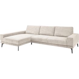 Ecksofa "SO 3600 optimaler Sitzkomfort in Federkern o. Kaltschaum, 2 Sitzh&ouml;hen", beige (kama sand), B:293cm H:87cm T:180cm, 100% Polyester, SET ONE BY Musterring, Sofas, Ecksofa, Sitzh&ouml;he 44 cm, Kaltschaum, B 293 x T 180 cm, Kama sand
