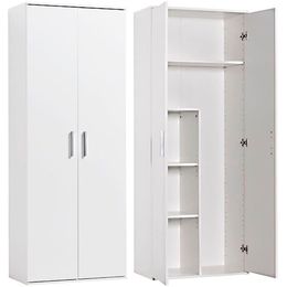 Mehrzweckschrank Procontour "Schrank Clara TOPSELLER", wei&szlig;, B:64cm H:167cm T:34cm, Schr&auml;nke, Mehrzweckschrank, H&ouml;he 167cm mit variabel verstellbaren Einlegeb&ouml;den