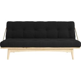 Schlafsofa Karup Design "Folk", braun, B:190cm H:90cm T:130cm, 100% Polyester, Sofas, Schlafsofa, aus massiven Kiefernholz, inkl. Futonmatratze
