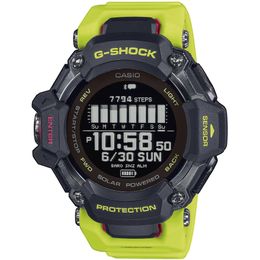 Smartwatch Casio G-SHOCK, bunt (gelb, schwarz, gelb, pink), Smartwatches, Herren, Smartwatch, Solaruhr, Armbanduhr, Herrenuhr, Digitaluhr,Stoppfunktion, Weltzeit