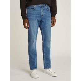Straight-Jeans Tommy Hilfiger "CORE HARLEM", Herren, Gr. 36, L&auml;nge 30, blau (stone blau), Denim/Jeans, Obermaterial: 99% Baumwolle, 1% Elasthan, Jeans Straight-Jeans