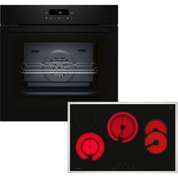 Neff Backofen-Set "BTX48PB0", Energieeffizienz: A+, schwarz, Herdsets, mit pyrolytischer Selbstreinigung, Backofen-Set