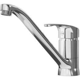 K&uuml;chenarmatur Stiebel Eltron "MAE-K", silber (verchromt), B:13cm H:9cm T:31,5cm, Armaturen, K&uuml;chenarmatur, drucklos, f. offene Warmwasserspeicher/Untertischboiler 5l Niederdruck