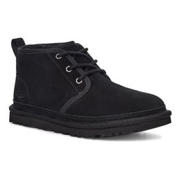 UGG Australia Schn&uuml;rboots UGG "Unisex Neumel", Damen, Gr. 5 (36), schwarz, Veloursleder, Schuhe Schn&uuml;rboots, Chukka Boot, Freizeitschuh zum Schn&uuml;ren