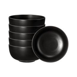Schale Seltmann Weiden "M&uuml;slischalen Liberty Velvet Black &oslash; 15 cm 6er Set schwarz", schwarz, L:15cm, Sch&uuml;sseln, Schale