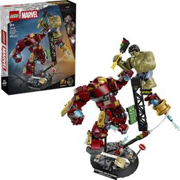 Konstruktionsspielsteine Lego "Duell der Giganten: Hulkbuster vs. Hulk (76343), Lego Super Heroes", bunt, Spielbausteine, Kinder, Kunststoff, Konstruktionsspielsteine