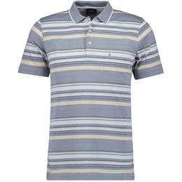 Poloshirt Ragman, Herren, Gr. XL, silber, Piqu&eacute;, 54% Baumwolle 46% Polyester, regular fit, ohne Ausschnitt, Shirts Poloshirt