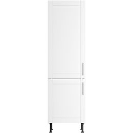 Hochschrank KOCHSTATION "KS-Ahus", wei&szlig; (wei&szlig; matt, wei&szlig;), B:60cm H:211,8cm T:58,4cm, Schr&auml;nke, Hochschrank, Breite 60 cm