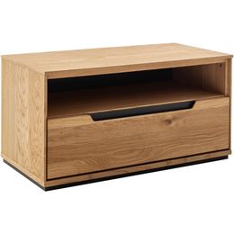 Sitzbank MCA LIVING "Araya Garderobenbank,Flurbank,Aufbewahrungsbank,Bank,Breite 79 cm", eichenfarben, B:79cm H:41cm T:40,5cm, Holzwerkstoff, Massivholz, Sitzb&auml;nke, Sitzbank, FSC-Mix, Schubkasten ged&auml;mpft, Made in Europe