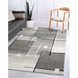 Teppich the carpet "Pearl", grau, B:240cm H:11mm L:330cm, Polypropylen, Teppiche, Teppich, moderner dichter Wohnzimmer Teppich Konturenschnitt