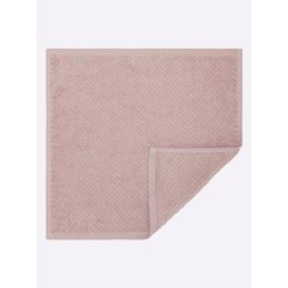 Caw&ouml; Handtuch CAW&Ouml; Gr. 2, beige (puder), B:80cm L:150cm, 100% Baumwolle, Handt&uuml;cher, Handtuch