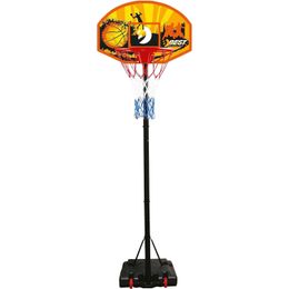 Basketballst&auml;nder BEST Sporting "Basketballst&auml;nder h&ouml;henverstellbar von 205 - 265 cm", bunt (schwarz, orange), Ballsportk&ouml;rbe, KinderB:90cm H:265cm, Kunststoff, Stahl, Basketballst&auml;nder, B:90cm H:265cm