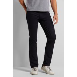 5-Pocket-Hose Bugatti, Herren, Gr. 35, L&auml;nge 32, blau, 96% Baumwolle, 4% Elasthan, regular fit, Hosen 5-Pocket-Hose, mit langanhaltender Farbechtheit