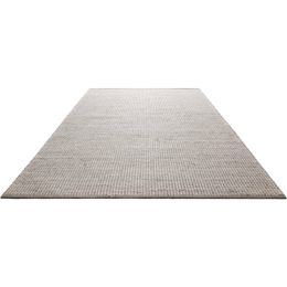Teppich GREEN LOOOP "Toulouse", grau, B:160cm H:10mm L:230cm, Jute, Wolle, Teppiche, Teppich, Naturfaser Teppich aus 50% Wolle 50% Jute, Wohnzimmer