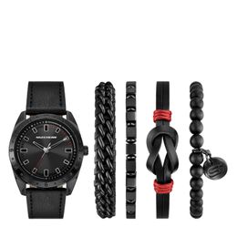 Quarzuhr Skechers "SETS", schwarz, Armbanduhren, Herren, Quarzuhr, Armbanduhr, Herrenuhr, Ideal auch als Geschenk, analog