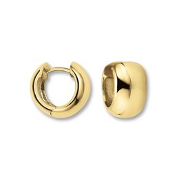 Paar Creolen ONE ELEMENT "Ohrringe Creolen aus 333 Gelbgold &Oslash; 13,5 x 8,0 mm", gold, Ohrringe, Damen, Gelbgold 333, Paar Creolen