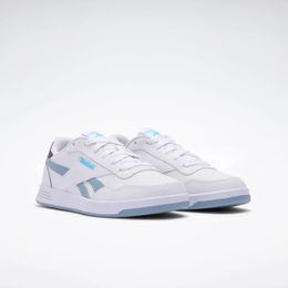 Sneaker Reebok CLASSIC "REEBOK COURT ADVANCE", Damen, Gr. 42,5, ftwrwei&szlig;, ftwrwei&szlig;, leisureblau, Synthetik, Schuhe Sneaker