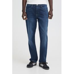 Straight-Jeans Blend "BHROCK REG FIT PPNOOS", Herren, Gr. 34, L&auml;nge 30, denim dunkelblau, Denim/Jeans, Obermaterial: 99% Baumwolle, 1% Elasthan, Abriebeffekte, regular fit lang, Jeans Straight-Jeans, Baumwollmischung, regular fit
