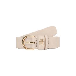 Lederg&uuml;rtel Tommy Hilfiger "ESSENTIAL EFFORTLESS 2.5 cm breit NUBUCK", Damen, Gr. 70, gr&uuml;n (sandalwood), Rindsleder, unifarben, G&uuml;rtel Lederg&uuml;rtel, Gr&ouml;&szlig;enverstellbar