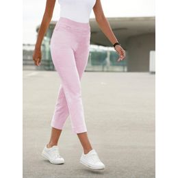 7/8-Jeans Inspirationen, Damen, Gr. 19, Kurzgr&ouml;&szlig;en, rosa (ros&eacute;), 56% Baumwolle, 31% Modal, 10% Polyester, 3% Elasthan, unifarben, 7/8-L&auml;nge, Jeans 7/8-Jeans