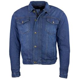 Motorradjacke Roleff "Jeans Aramid" Gr. XXXL, blau, Jacken, Damen, 3XL, Obermaterial: 100% Baumwolle. Innenfutter: 100% Aramid, Motorradjacke, 6 Taschen