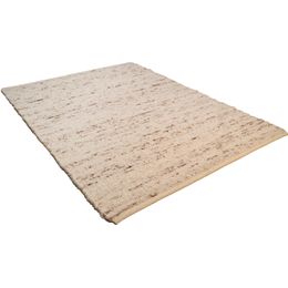 Wollteppich Theko "Allg&auml;u Super, handgewebt" Gr. 11, beige (natur), B:70cm H:10mm L:240cm, Wolle, Teppiche, Wollteppich, Handweb Teppich, reine Schurwolle, auch als L&auml;ufer, Kundenliebling