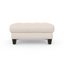 Sit & More Stauraumhocker SIT & MORE "Westham", beige (creme), B:101cm H:47cm T:66cm, 100% Polyester, Hocker, Stauraumhocker, wahlewise mit/ohne Federkern