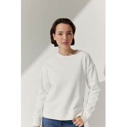Sweatshirt THE FASHION PEOPLE, Damen, Gr. L, wei&szlig;, Obermaterial: 100% Baumwolle., Rundhals, Sweatshirts Sweatshirt
