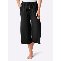 7/8-Hose feel good, Damen, Gr. 44/46, Normalgr&ouml;&szlig;en, schwarz, 95% Viskose, 5% Elasthan, unifarben, Hosen 7/8-Hose