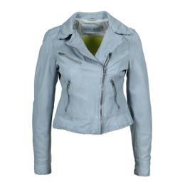 Lederjacke Freaky Nation "My Spice-FN", Damen, Gr. S (36), blau, Oberstoff: 100% Leder; Futter: 100% Baumwolle, normal, Jacken Lederjacke