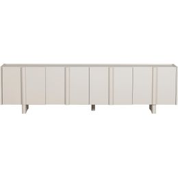 Lowboard Woood "Nook TV-Kommode", beige, B:200cm H:53cm T:46cm, FSC-zertifizierter Holzwerkstoff, Sideboards, Lowboard, mit viel Stauraum, H 53 cm x B 200 cm