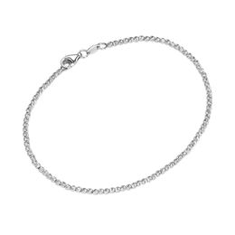 Armband Smart Jewel "Armband mit facettierten Kugeln, Silber 925", silber, Armb&auml;nder, Damen, Silber 925 (Sterlingsilber), Armband