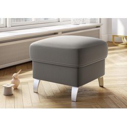 Sit & More Hocker SIT & MORE "Vincenzo", grau, B:58cm H:48cm T:58cm, Hocker, Hocker