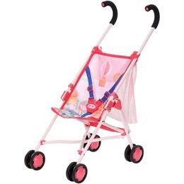 Puppenbuggy Baby Born, pink, Puppenwagen, KinderB:23,6cm H:74cm T:31,2cm, Kunststoff, Puppenbuggy, mit Einkaufsnetz, B:23,6cm H:74cm T:31,2cm