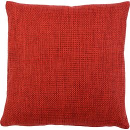 G&ouml;zze Kissenh&uuml;llen G&Ouml;ZZE "Dallas", rot (karminrot), B:50cm L:50cm, Polyester, Obermaterial: 100% Polyester, Kissenbez&uuml;ge, Kissenh&uuml;llen, in vielen Farben