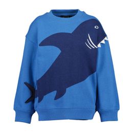 Sweater Blue Seven "Blue Seven Sweatshirt", Jungen, Gr. 116, 5321, ocean, 100% Baumwolle, normal normal, Rundhals, gerader Abschluss, Sweatshirts Sweater