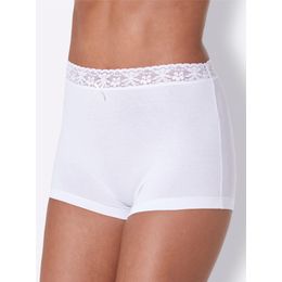 w&auml;schepur Panty W&Auml;SCHEPUR, Damen, Gr. 40, 2 Stk., wei&szlig;, 95% Baumwolle, 5% Elasthan, Unterhosen Panty