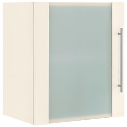 Wiho-K&uuml;chen Glash&auml;ngeschrank WIHO K&Uuml;CHEN "Flexi2", beige (front und korpus: magnolia), B:50cm H:56,5cm T:35cm, Schr&auml;nke, Glash&auml;ngeschrank, Breite 50 cm