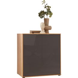 Kommode Wiemann "Cardiff Sideboard, W&auml;scheschrank, teilmassiv Erle, 80 cm", mocca, Erle,Glasmocca, Erle, Sideboards, Kommode, verschiedenen Ausf&uuml;hrungen, inklusive Einlegeboden