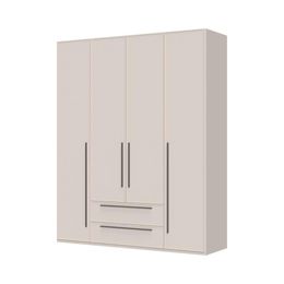 Dreht&uuml;renschrank OTTO HOME "Opera mit oder ohne Kranz inkl. LED-Bel.,B92,137,182 oder 227 cm", cashmere, B:182cm H:224cm T:56cm, FSC-zertifizierter Holzwerkstoff, MDF, Schr&auml;nke, Dreht&uuml;renschrank, UV lackiert, Soft Close Funktion, H&ouml;henverstellbare F&uuml;&szlig;e