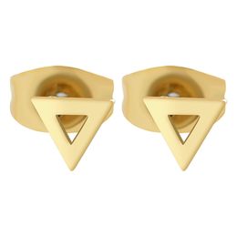 Adelia&acute;s Paar Ohrstecker ADELIA&acute;S "Damen Ohrringe &iquest; Ohrstecker aus Edelstahl", gold, Ohrringe, Damen, Edelstahl, Paar Ohrstecker