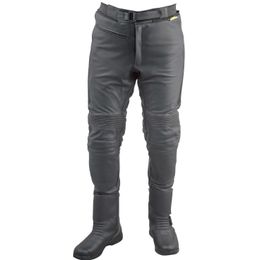 Motorradhose Roleff "Racewear" Gr. 42, schwarz, Hosen, Damen, 42, N-Gr, Obermaterial: 100% Rindnappaleder. Innenfutter: 100% Polyester, Motorradhose, wind- und wasserdicht