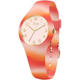 Ice Watch Quarzuhr ICE-WATCH "ICE tie and dye - Extra small - 3H", orange (rot, orange), Armbanduhren, M&auml;dchen, Quarzuhr, Armbanduhr, Kinderuhr, M&auml;dchenuhr, Schulanfang, Geschenkidee