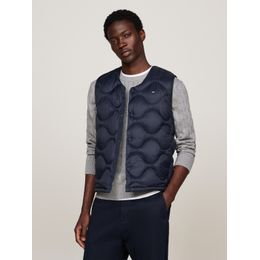 Steppweste Tommy Hilfiger "ONION QUILTED DOWN LINER VEST", Herren, Gr. XXL, blau (desert sky), Web, Obermaterial: 100% Polyamid. Futter: 100% Polyamid. Wattierung: 90% Daunen, 10% Federn, V-Ausschnitt, Westen Steppweste, mit Zwiebelsteppung