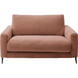 1,5-Sitzer Home Affaire "Downtown B/T/H: 152/105/84 cm", braun (rusty), B:152cm H:84cm T:105cm, 88% Polyester, 12% Polyacryl, Sofas, 1 5-Sitzer, weicher Sitzkomfort, Cord, gem&uuml;tliches Loungem&ouml;bel zum Relaxen