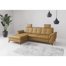 Sit & More Ecksofa SIT & MORE "Zora", curry, B:262cm H:92cm T:164cm, Sofas, Ecksofa