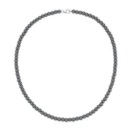 Silberkette Smart Jewel "Kette mit Edelsteinen oder Perlen, Silber 925", grau, Halsketten, Damen, Silber 925 (Sterlingsilber), Silberkette