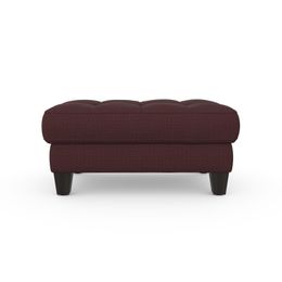 Sit & More Stauraumhocker SIT & MORE "Westham", lila (chianti), B:101cm H:47cm T:66cm, 90% Polyester 10%Polyamid, Hocker, Stauraumhocker, wahlewise mit/ohne Federkern