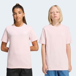 T-Shirt adidas originals "TEE", Jungen, Gr. 140, sandy pink mel, Obermaterial: 100% Baumwolle, Rundhals, Shirts T-Shirt, f&uuml;r Kinder und Teens, mit gerippten Details, mit Rundhalsausschnitt