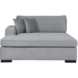 Sofaelement Home Affaire "Skara XXL", grau, B:140cm H:86cm T:190cm, 100% Polyester, Polsterelemente, Sofaelement, Modul XXL - zum eigenen Zusammenstellen, Armlehne links/rechts w&auml;hlbar